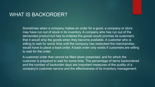 Predict Backorder on a supply chain data for an Organization | PPT