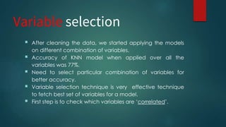 Predict Backorder on a supply chain data for an Organization | PPT