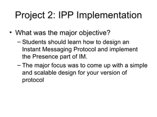 CS521 Network Architecture II : Project Review | PPT