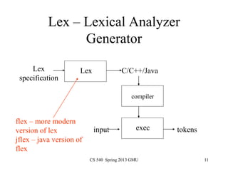 CS540-2-lecture2 Lexical analyser of .ppt