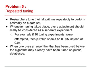 CS550 Presentation - On comparing classifiers by Slazberg | PDF