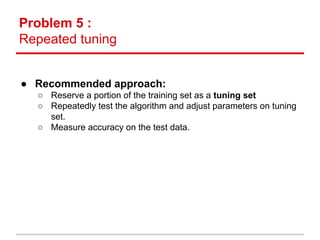 CS550 Presentation - On comparing classifiers by Slazberg | PDF