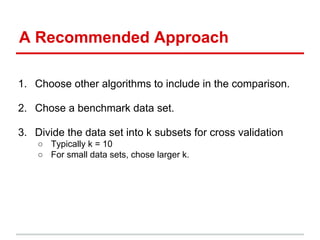 CS550 Presentation - On comparing classifiers by Slazberg | PDF
