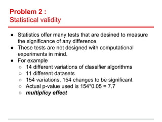 CS550 Presentation - On comparing classifiers by Slazberg | PDF