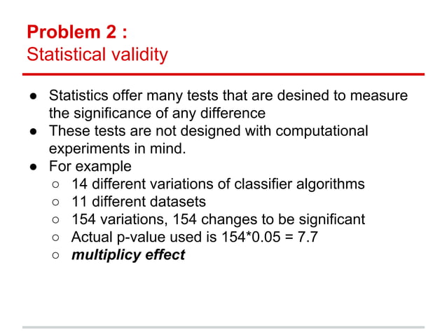 CS550 Presentation - On comparing classifiers by Slazberg | PDF