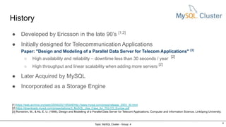 MySQL - NDB Cluster | PDF