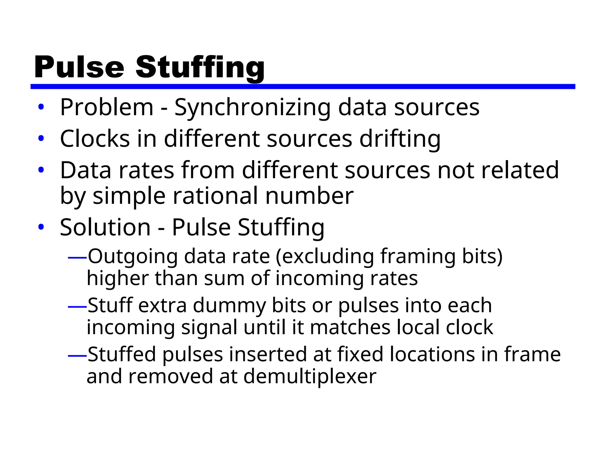 CS553 ST7 cours multiplixixng Chapter Multiplexing | PPT