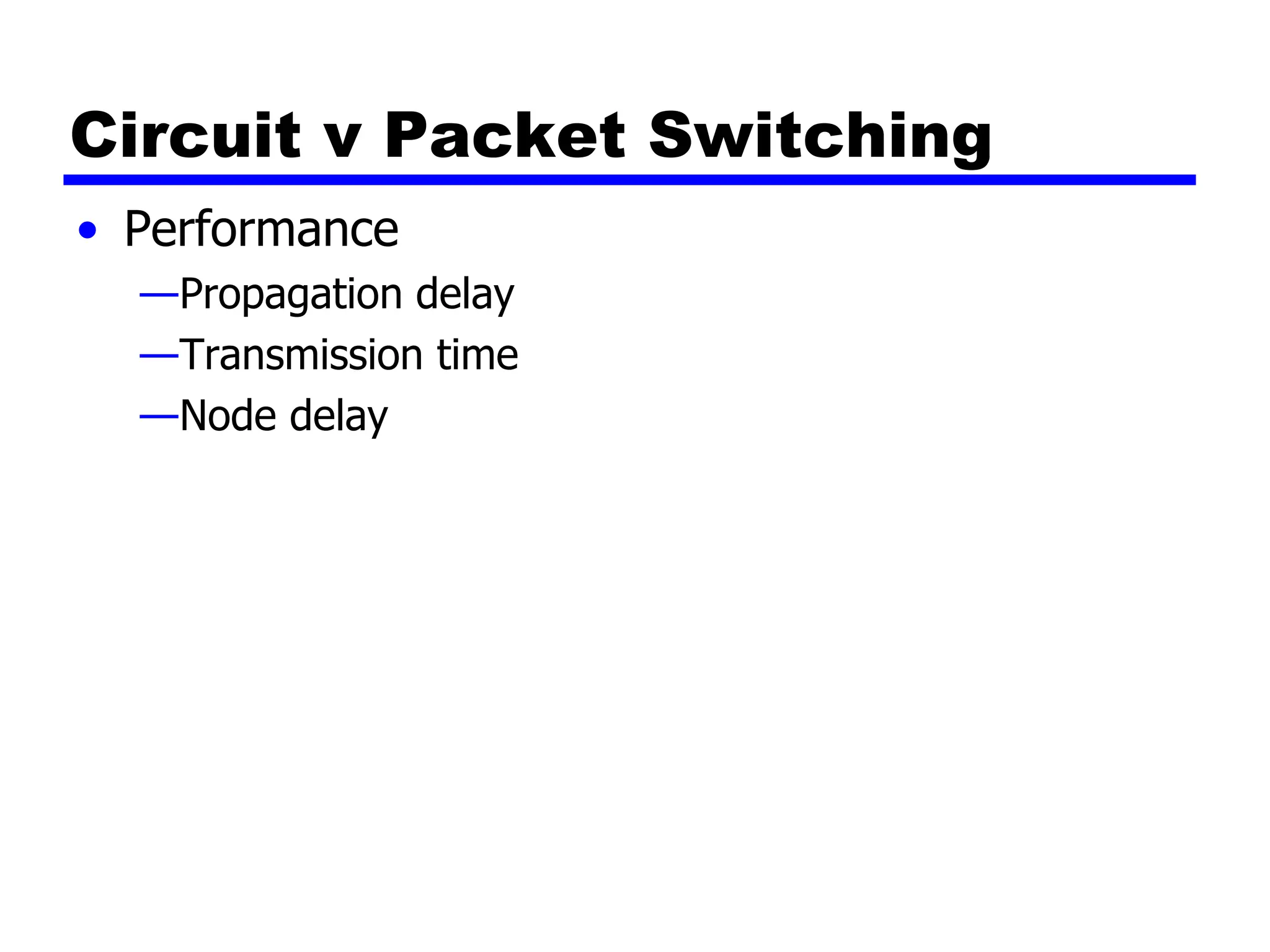 Circuit and Packet Switching Methods Presentation | PPT