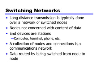 Circuit and Packet Switching Methods Presentation | PPT | Computer Networking | Computing