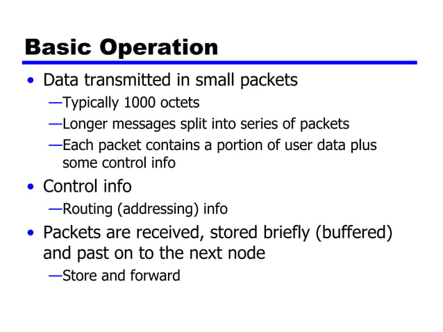 Circuit and Packet Switching Methods Presentation | PPT | Computer ...