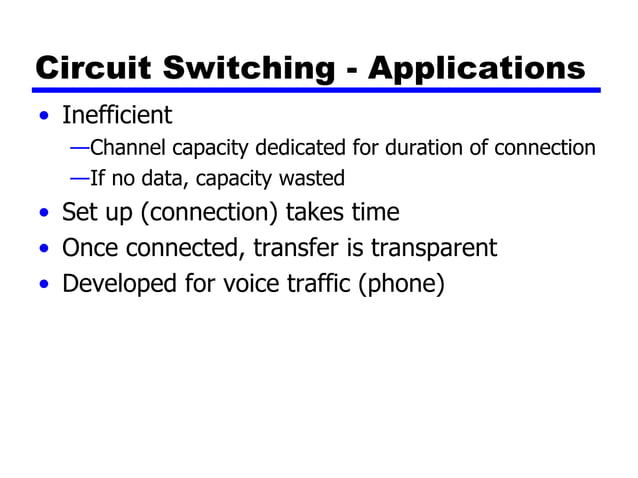 Circuit and Packet Switching Methods Presentation | PPT | Computer ...