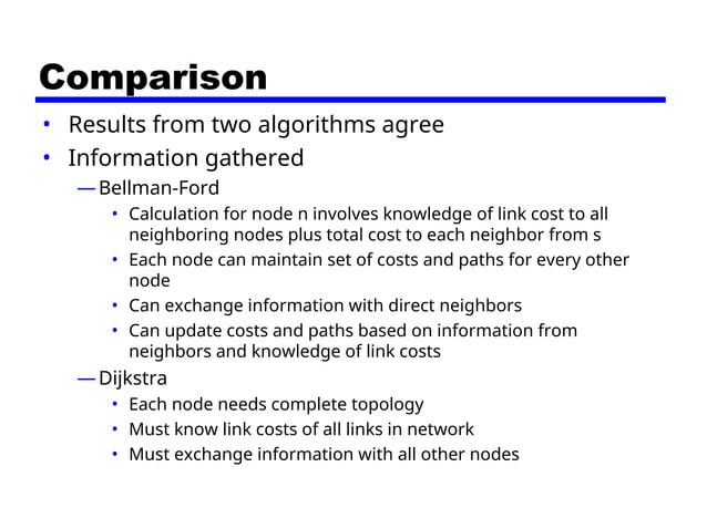Network Layer Routing Protocols - Computer Networks | PPT