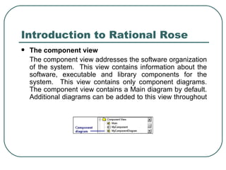 CS554 ï¿½ Introduction to Rational Rose | PPT