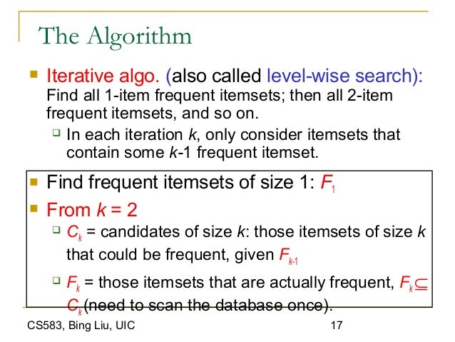 Cs583 association-rules