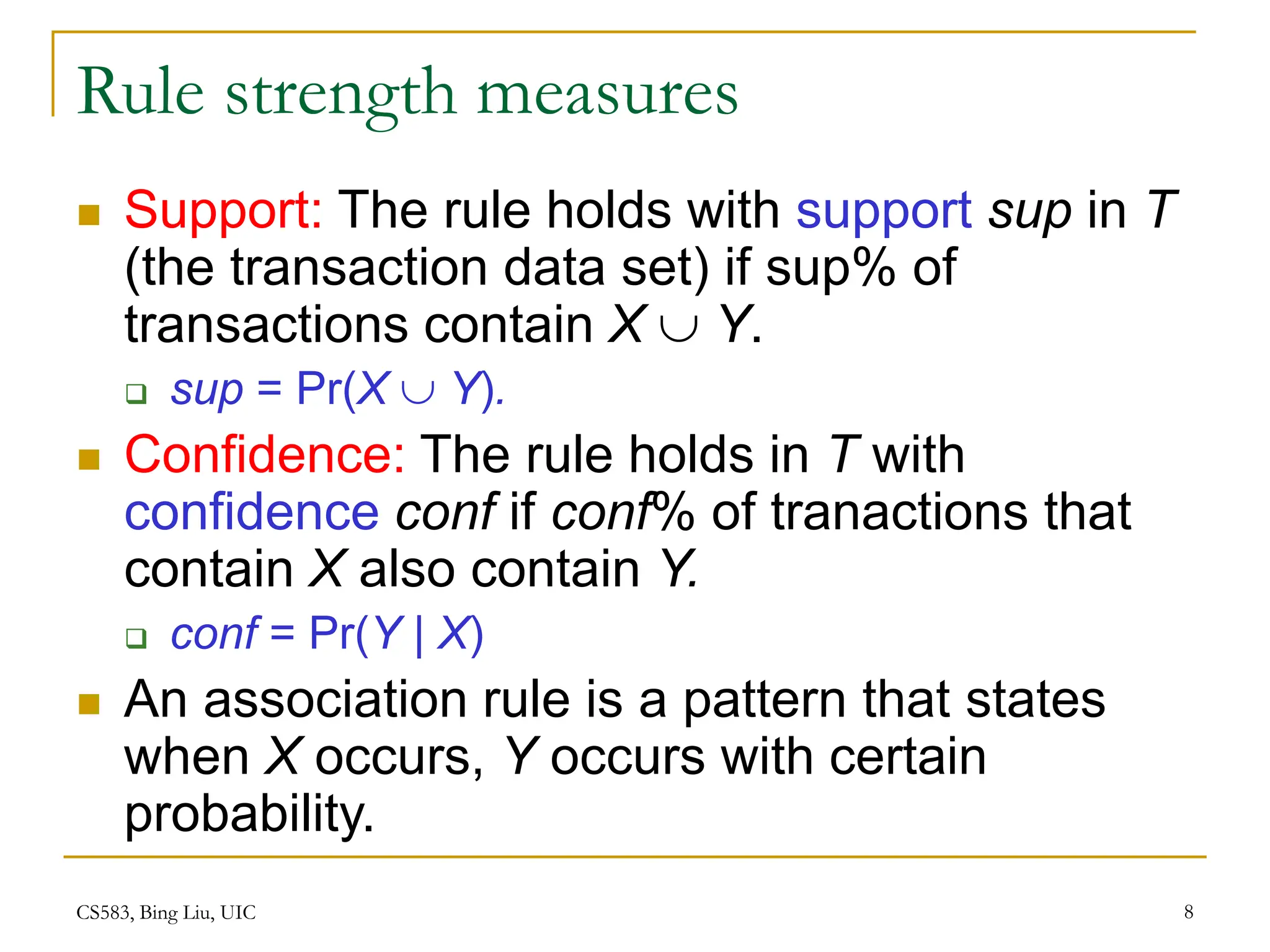 Association Rule Mining Used In Data Mining Ppt