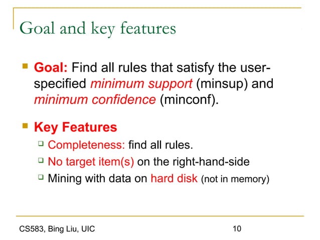 Cs583 association-sequential-patterns | PPT Cs583 association-sequential-patterns | PPT