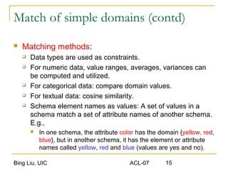 Cs583 information-integration | PPT
