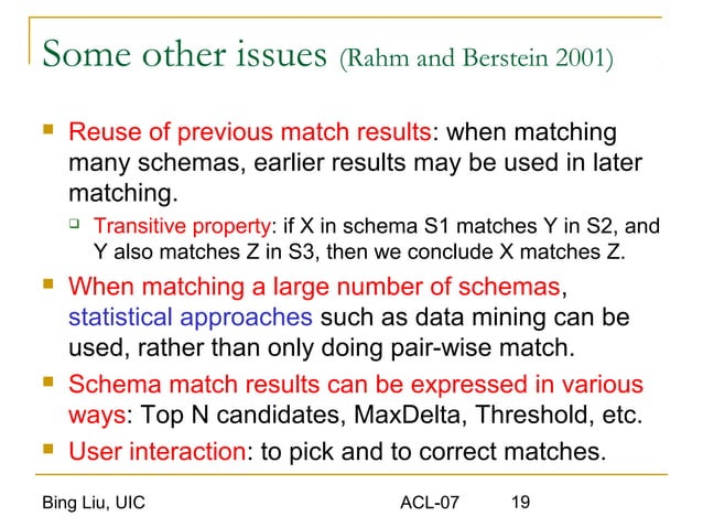Cs583 information-integration | PPT
