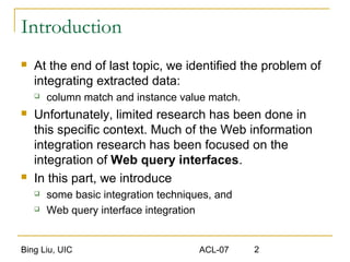 Cs583 information-integration | PPT