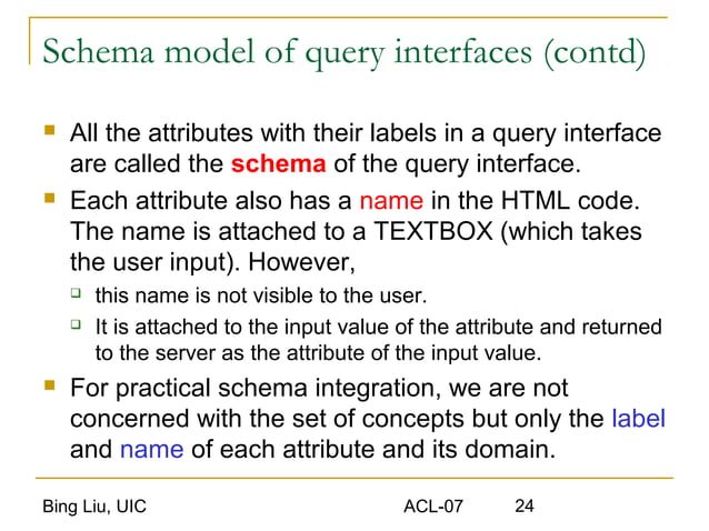 Cs583 information-integration | PPT