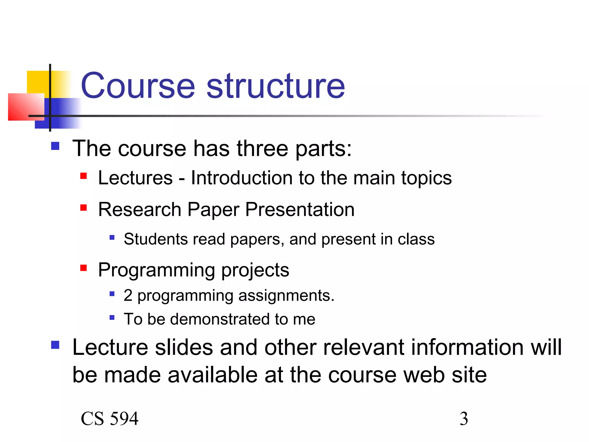 Cs583 intro | PPT