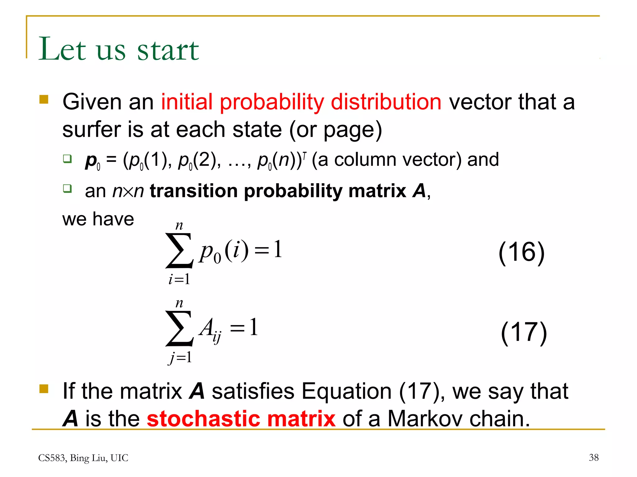 Cs583 link-analysis | PPT