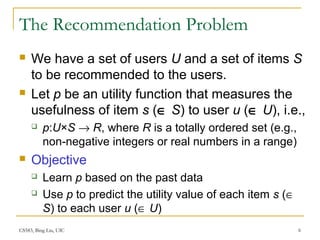 Cs583 recommender-systems | PPT | Operating Systems | Computer Software ...