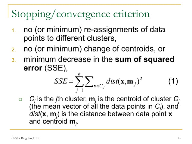 CS583-unsupervised-learning.ppt learning | PPT