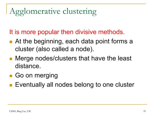 CS583-unsupervised-learning.ppt learning | PPT