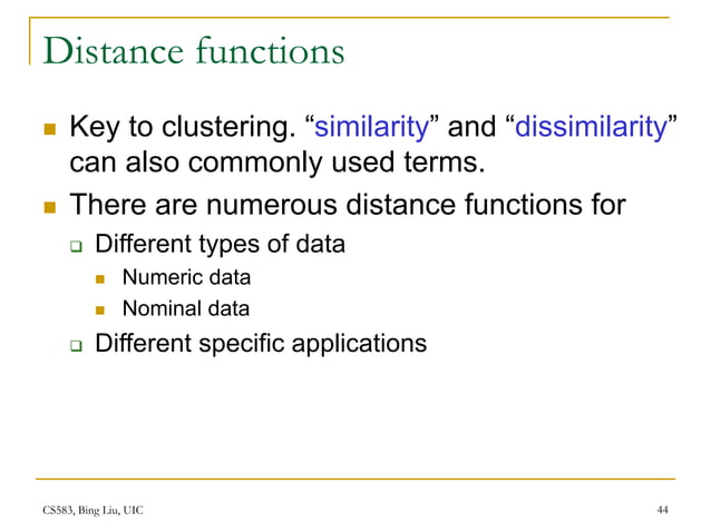 CS583-unsupervised-learning.ppt learning | PPT