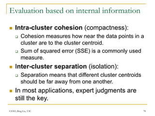 CS583-unsupervised-learning.ppt learning | PPT