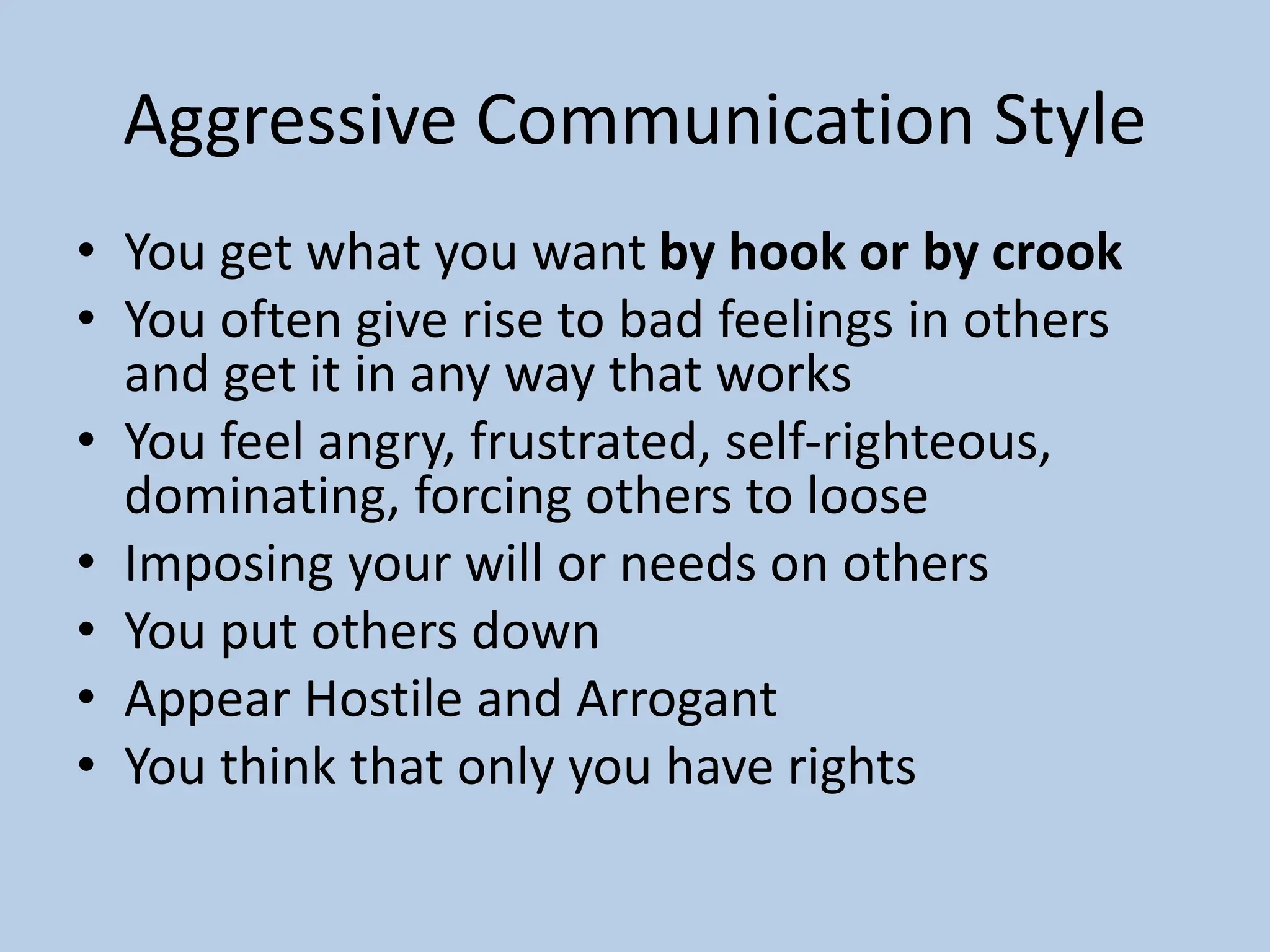Communication Styles | PPTX