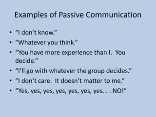 Communication Styles | PPTX