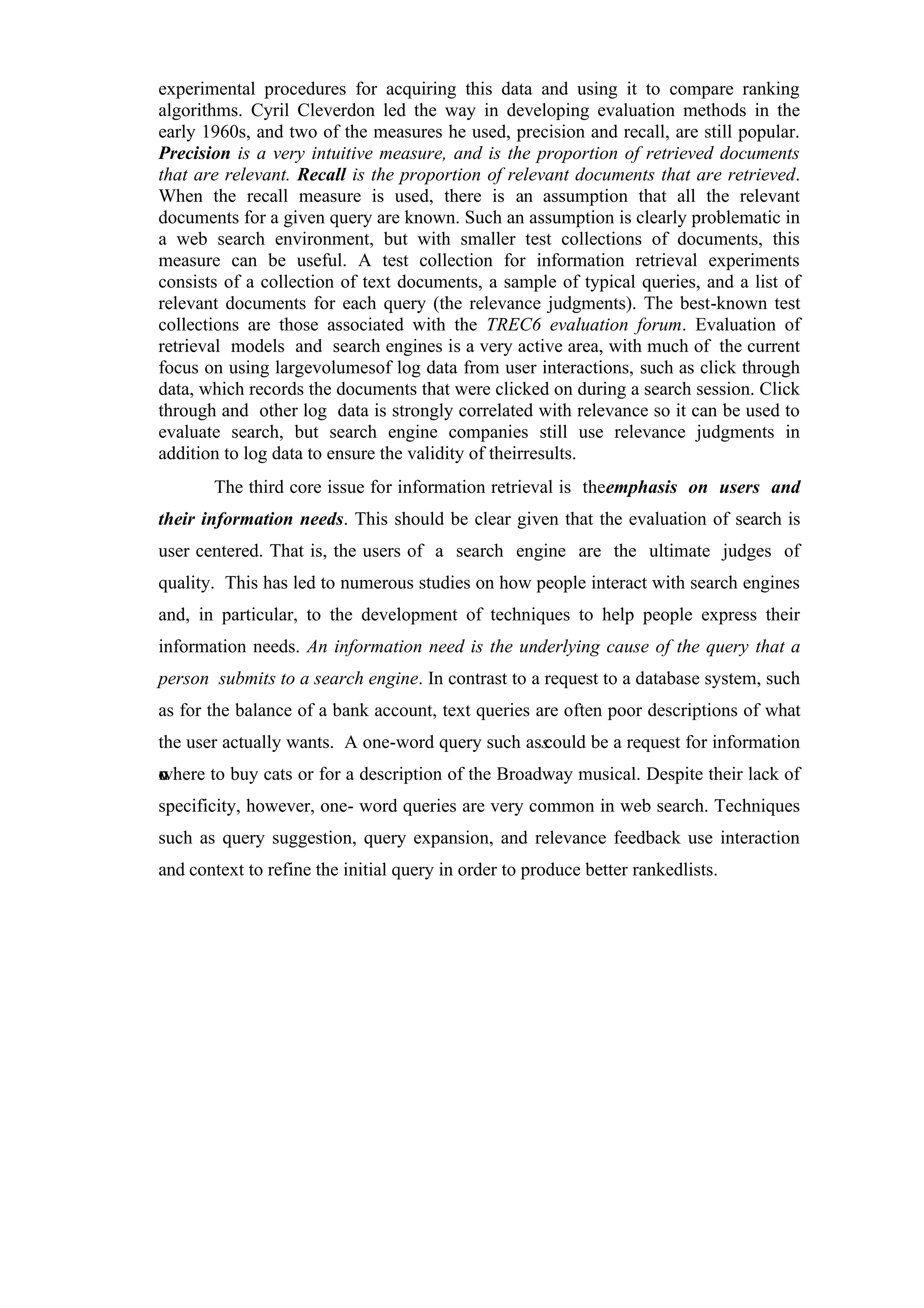 CS6007 information retrieval - 5 units notes | PDF