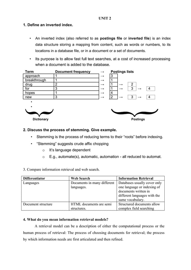 CS6007 information retrieval - 5 units notes | PDF