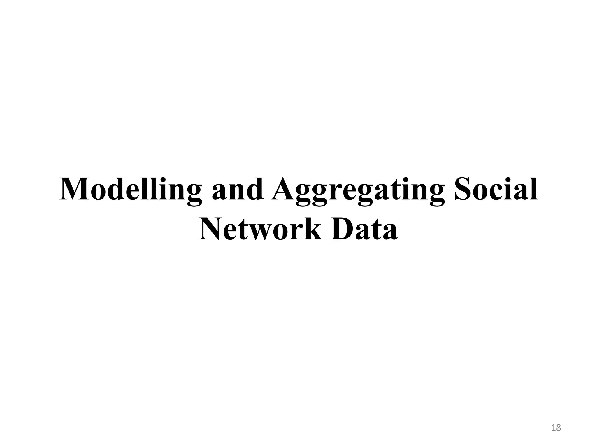 CS6010 Social Network Analysis Unit II | PDF