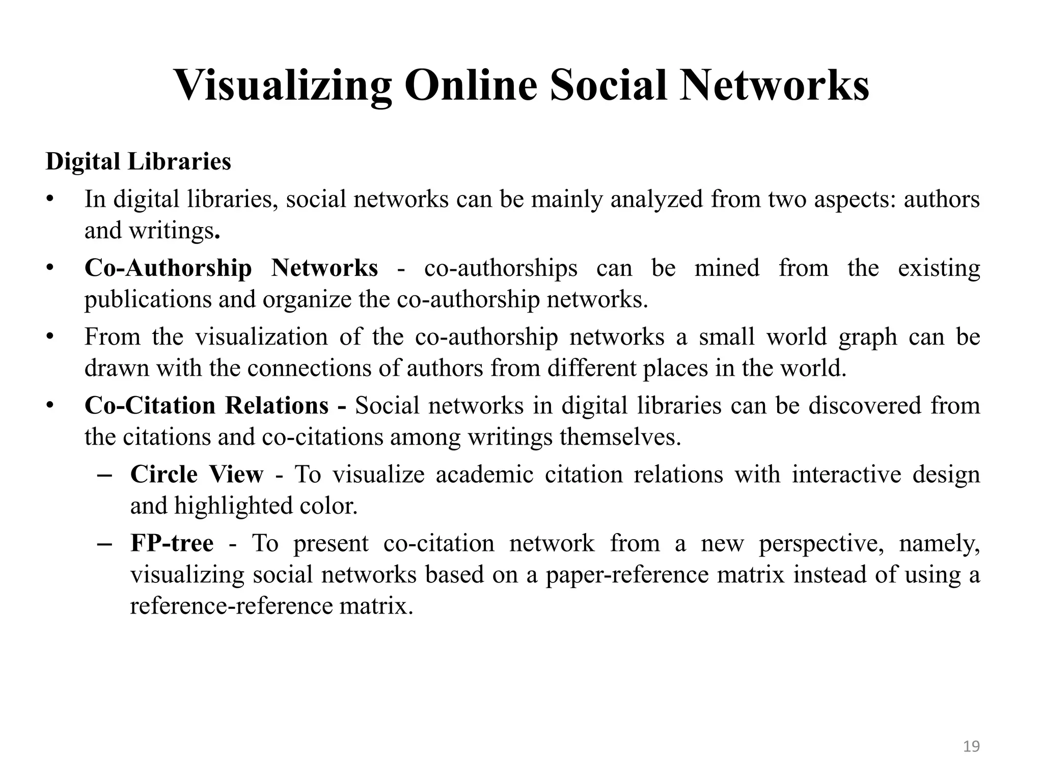 CS6010 Social Network Analysis Unit V | PDF
