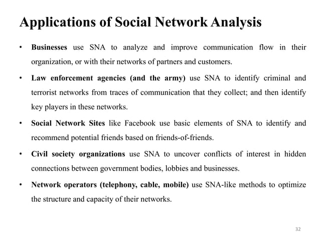 CS6010 Social Network Analysis Unit V | PDF