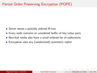 Searchable Encryption | PDF