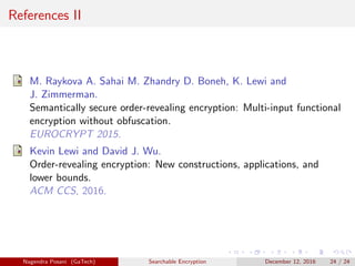 Searchable Encryption | PDF
