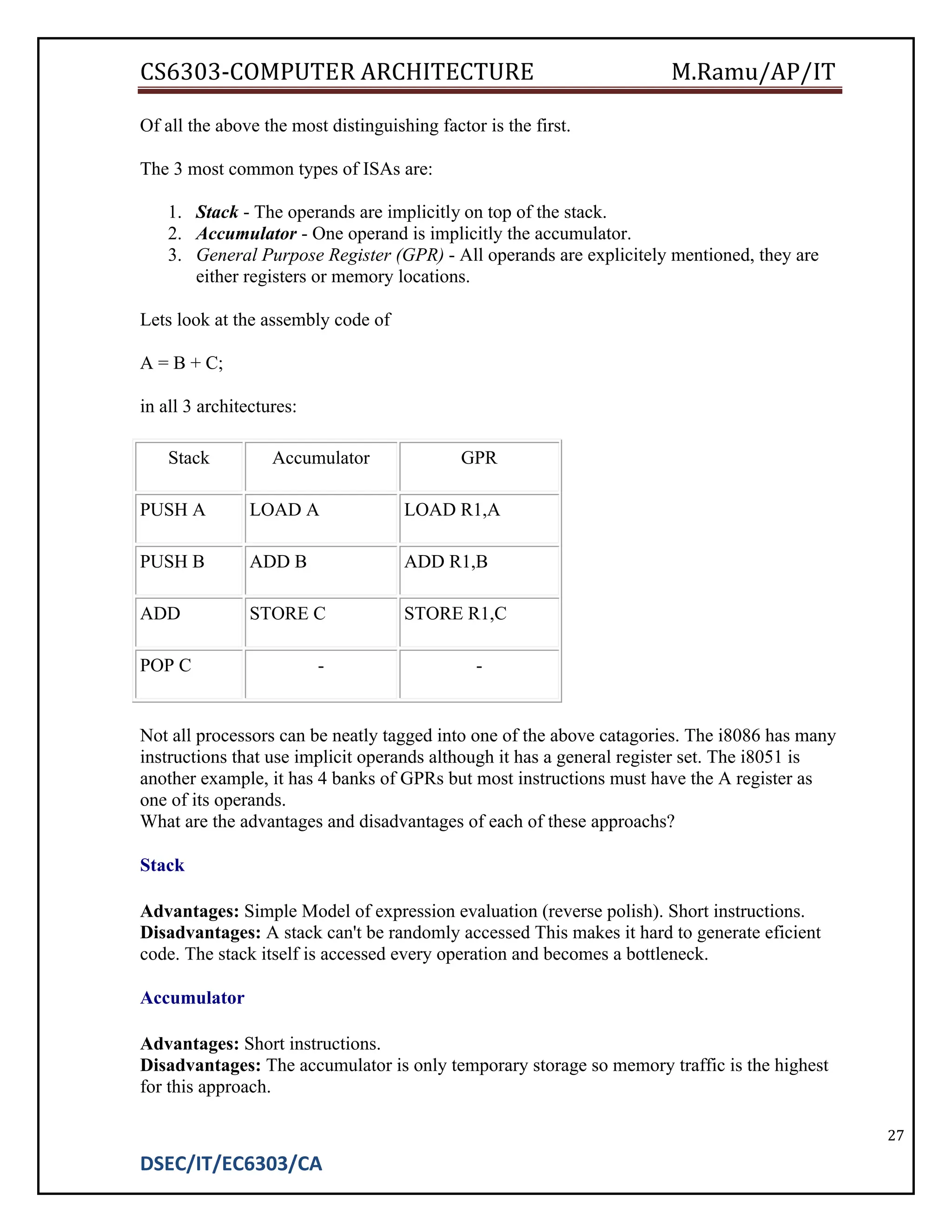 computer system organization and architecture | PDF