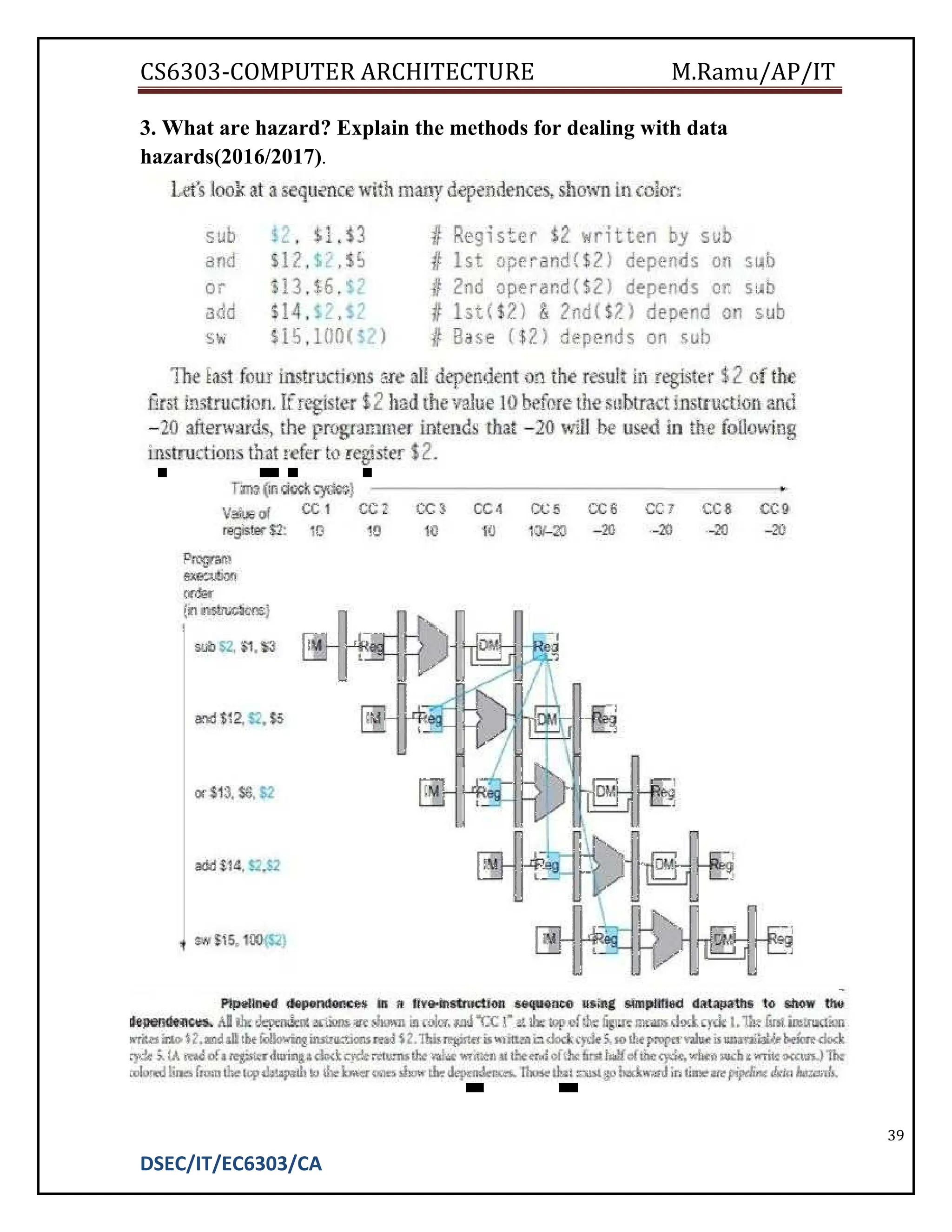 computer system organization and architecture | PDF