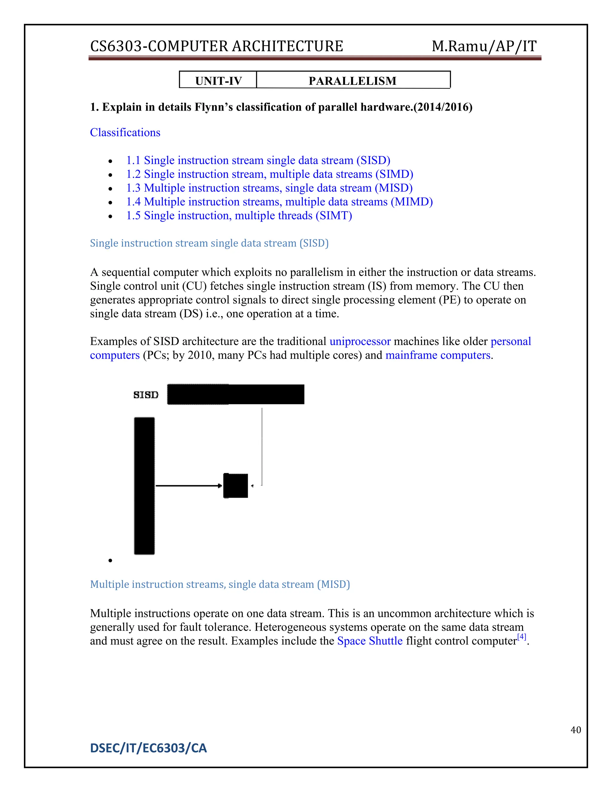 computer system organization and architecture | PDF