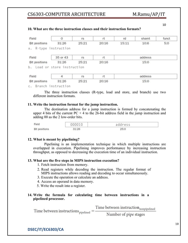 computer system organization and architecture | PDF