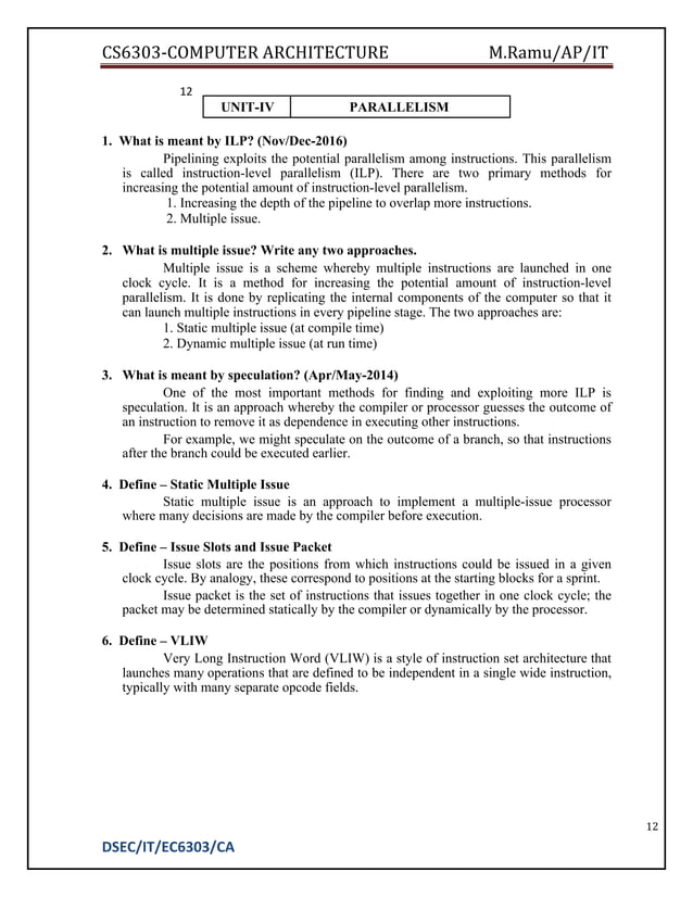 computer system organization and architecture | PDF