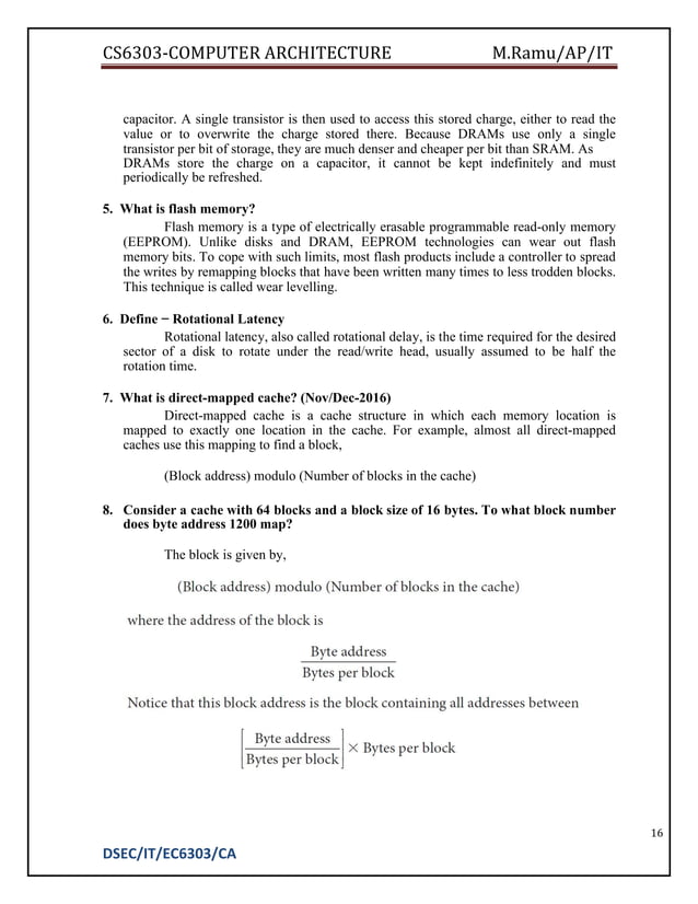 computer system organization and architecture | PDF