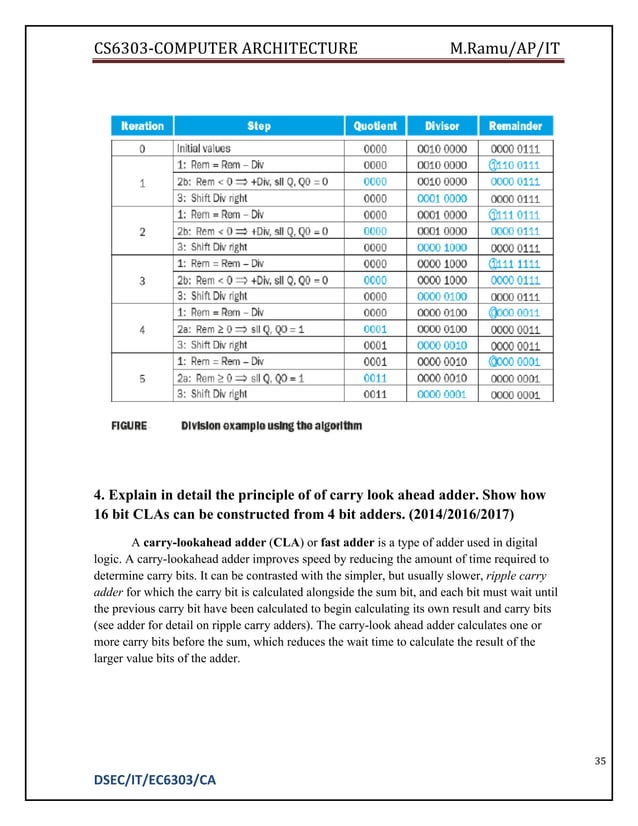 computer system organization and architecture | PDF