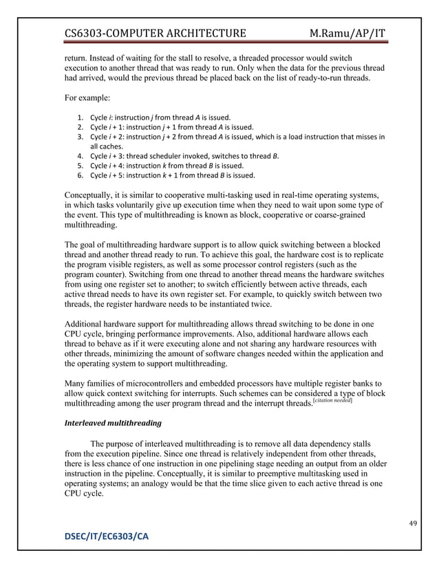 computer system organization and architecture | PDF