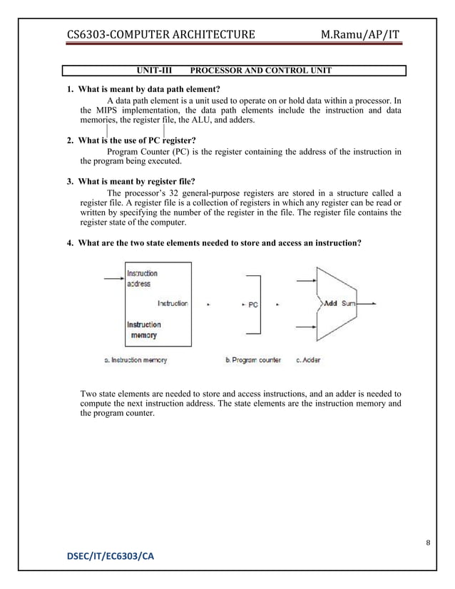 computer system organization and architecture | PDF
