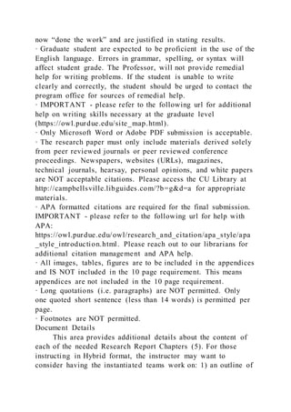 Cs633 formal research report or qa the final exam is due xxxx2 | DOCX